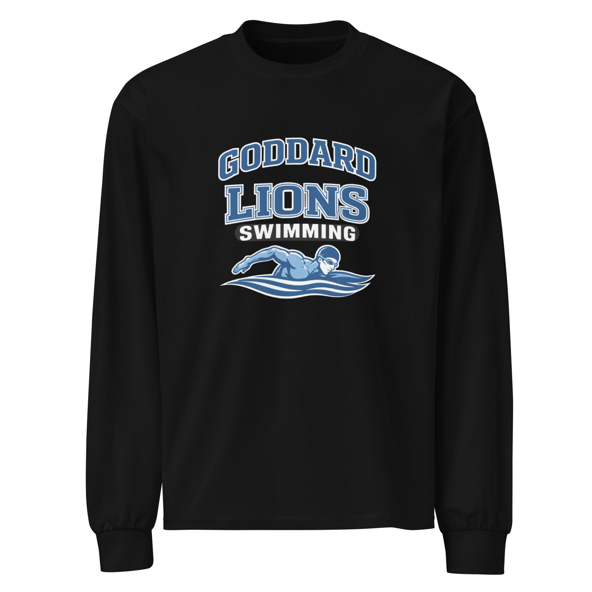 Goddard Lions Swimming Premium Long Sleeve – The Goddard Print Shop